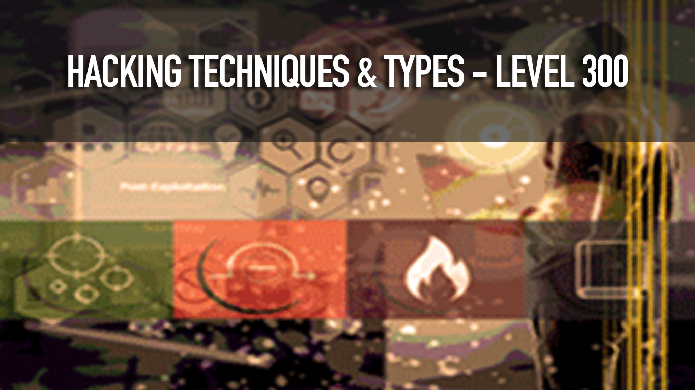 HACKING TECHNIQUES & TYPES - LEVEL 300