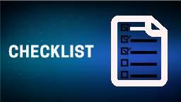 Pre Installation Checklist